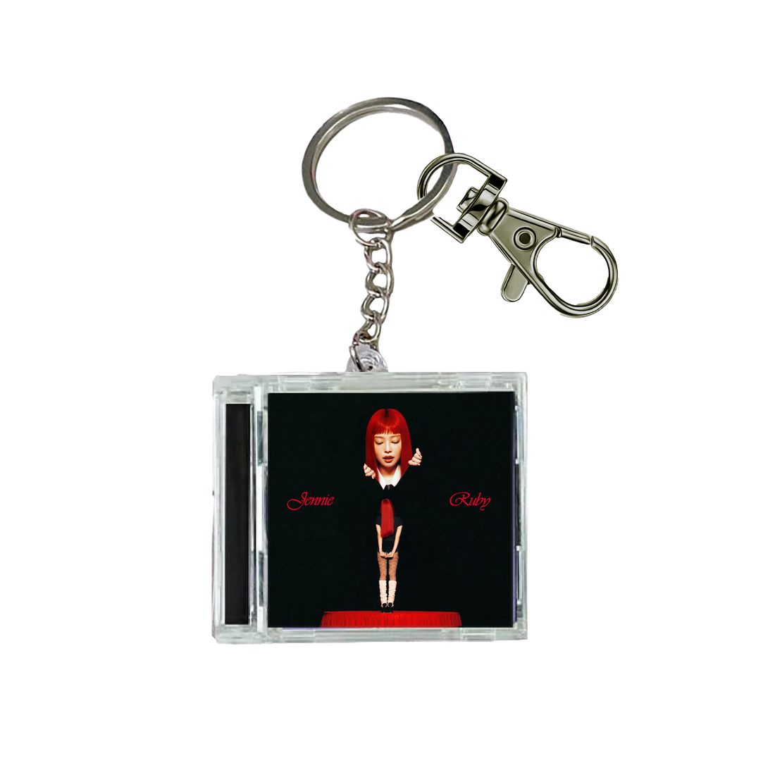 Ruby Black Album Keychain | Jennie UK | Official Store